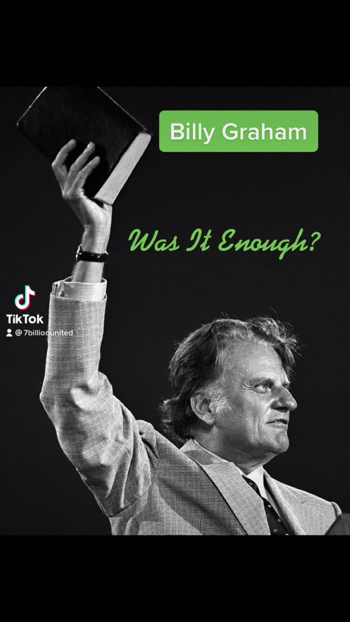 Así fue como un vídeo de Billy Graham en Tik Tok llevó a Cristo hasta ...